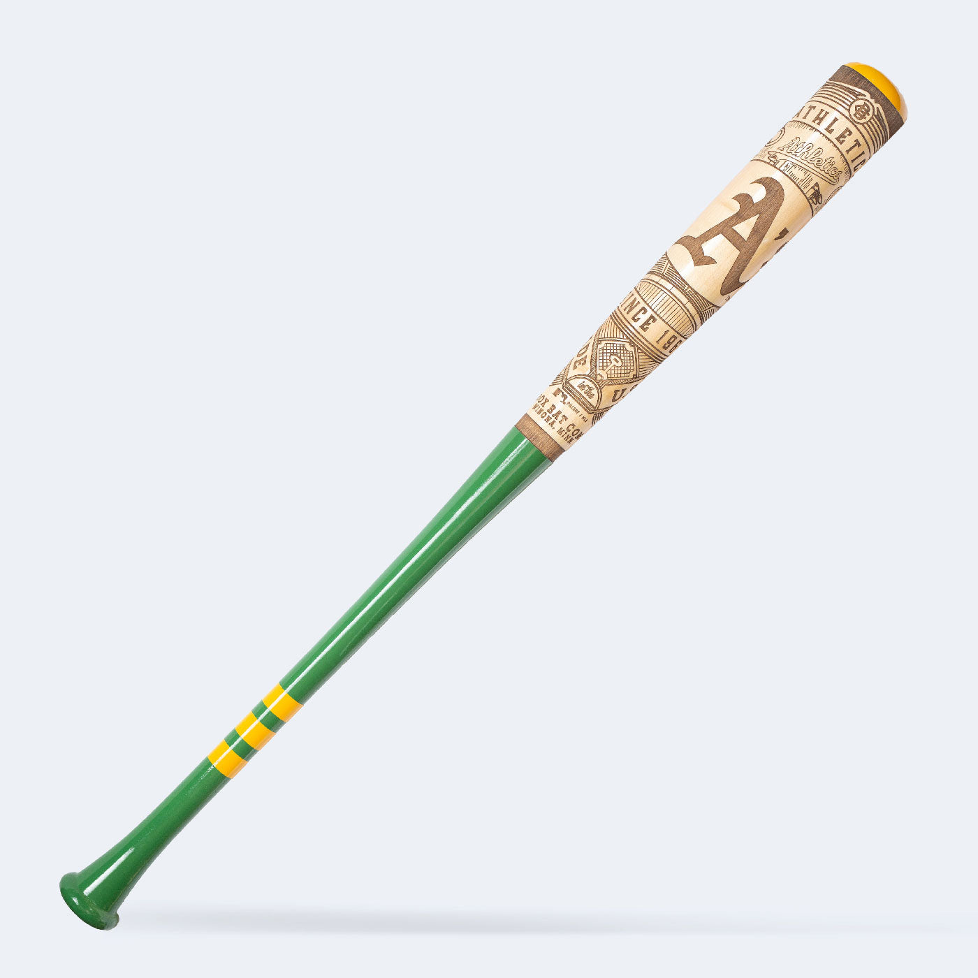 Athletics - Banner Series Art Bat (MLB) – Pillbox Bat Co.