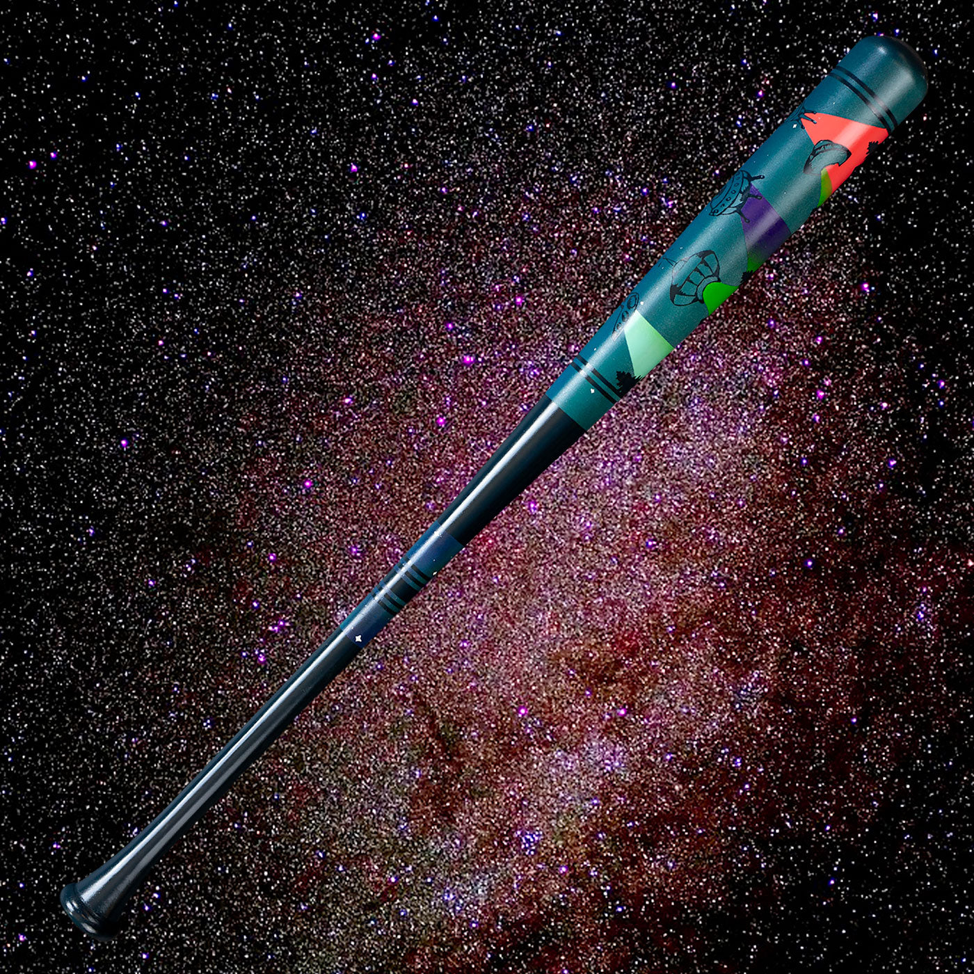 "UFOs" 1/10 Art Bat - Aliens Roswell Anniversary Collection – Pillbox ...