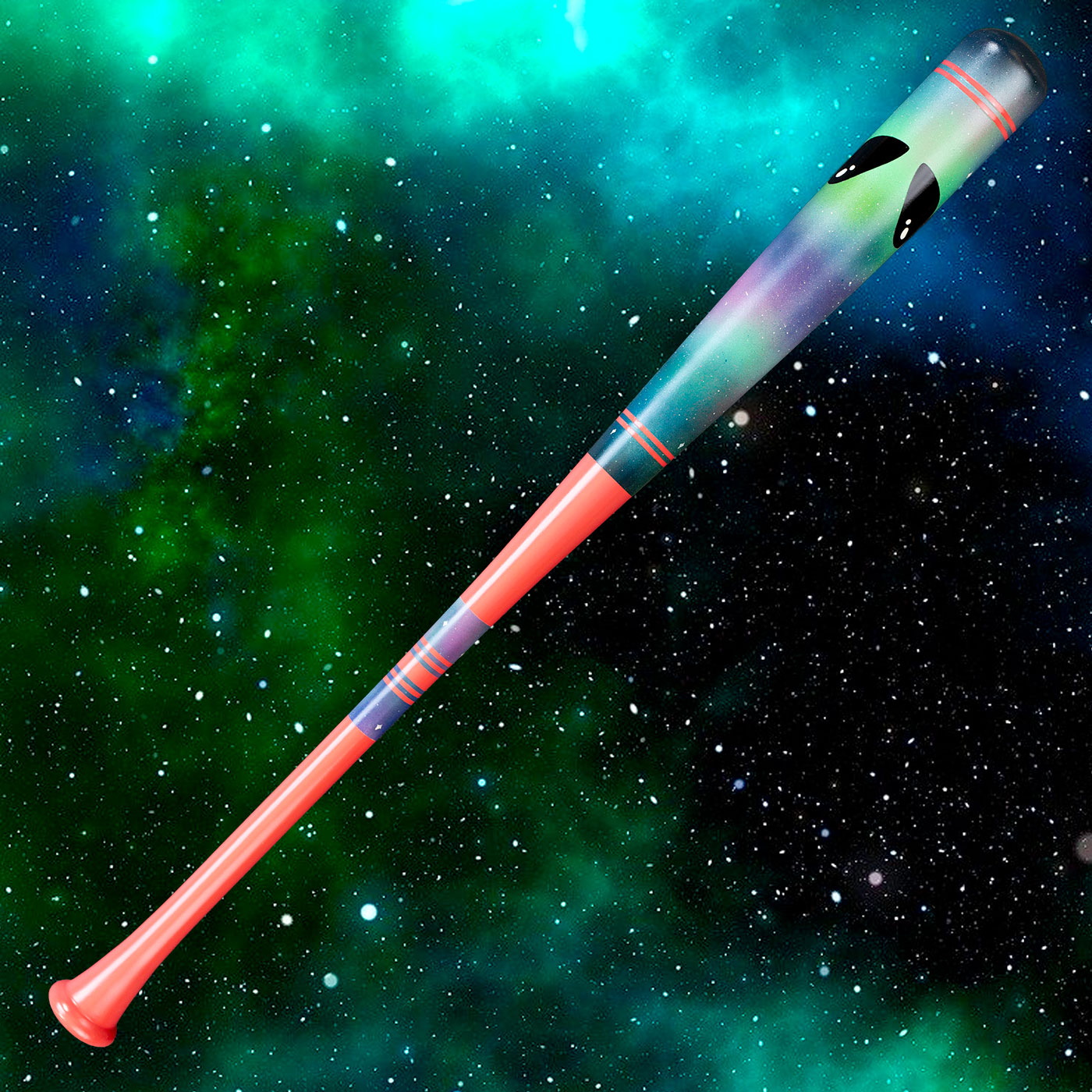 "Alien Eyes" 1/1 Art Bat - Aliens Roswell Anniversary Collection ...