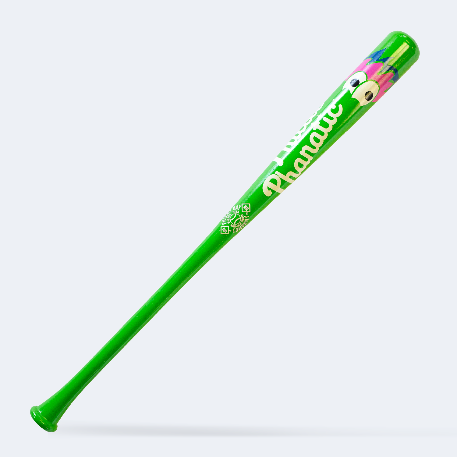 Phillie Phanatic- Philadelphia Phillies Art Bat (MLB) – Pillbox Bat Co.