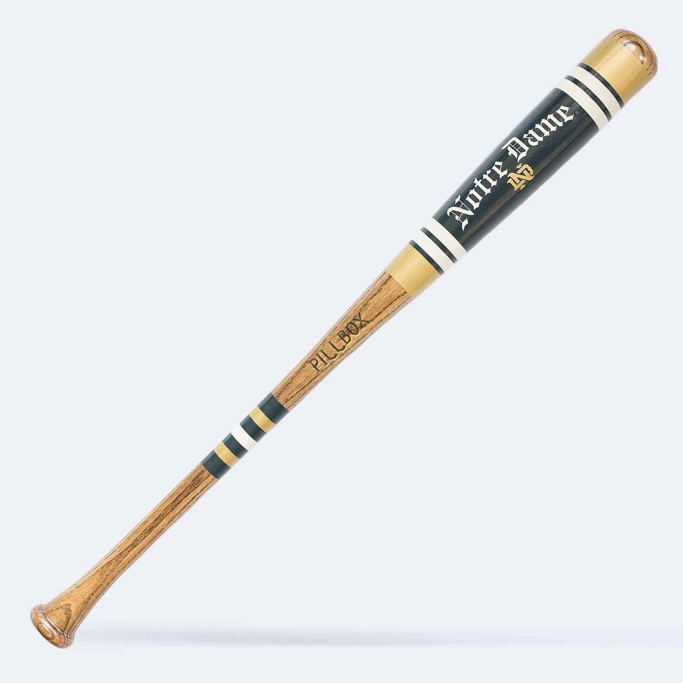Notre Dame - "Notre Dame Olde ND" Wood Baseball Bat – Pillbox Bat Co.